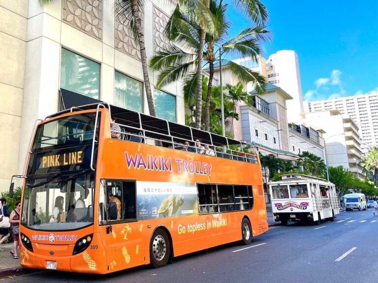 ワイキキトロリーを徹底解説！4つの路線、購入方法、利点・欠点をご紹介