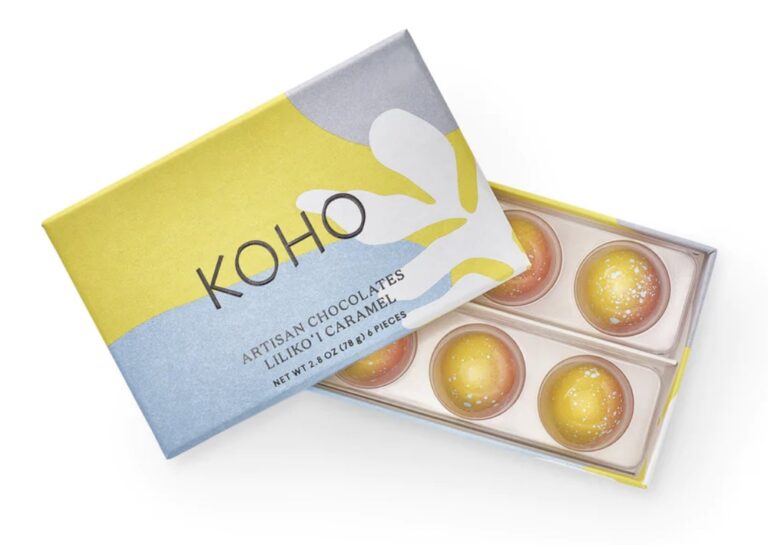 ハワイアンホーストによる食べる宝石「KOHO」の高級チョコレート