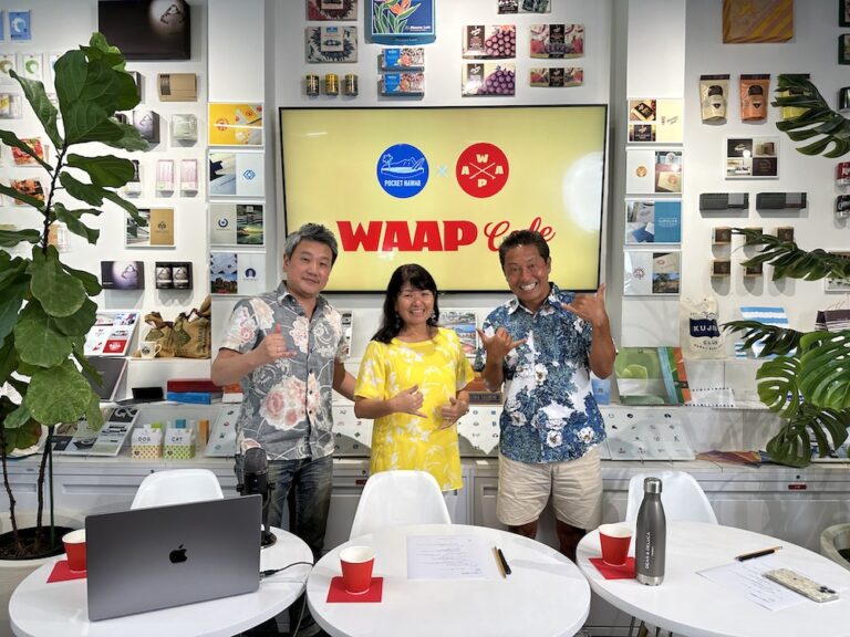 内野亮さんをゲストに収録された新番組「WAAP CAFE」？今回のテーマは「ハワイ移住」！